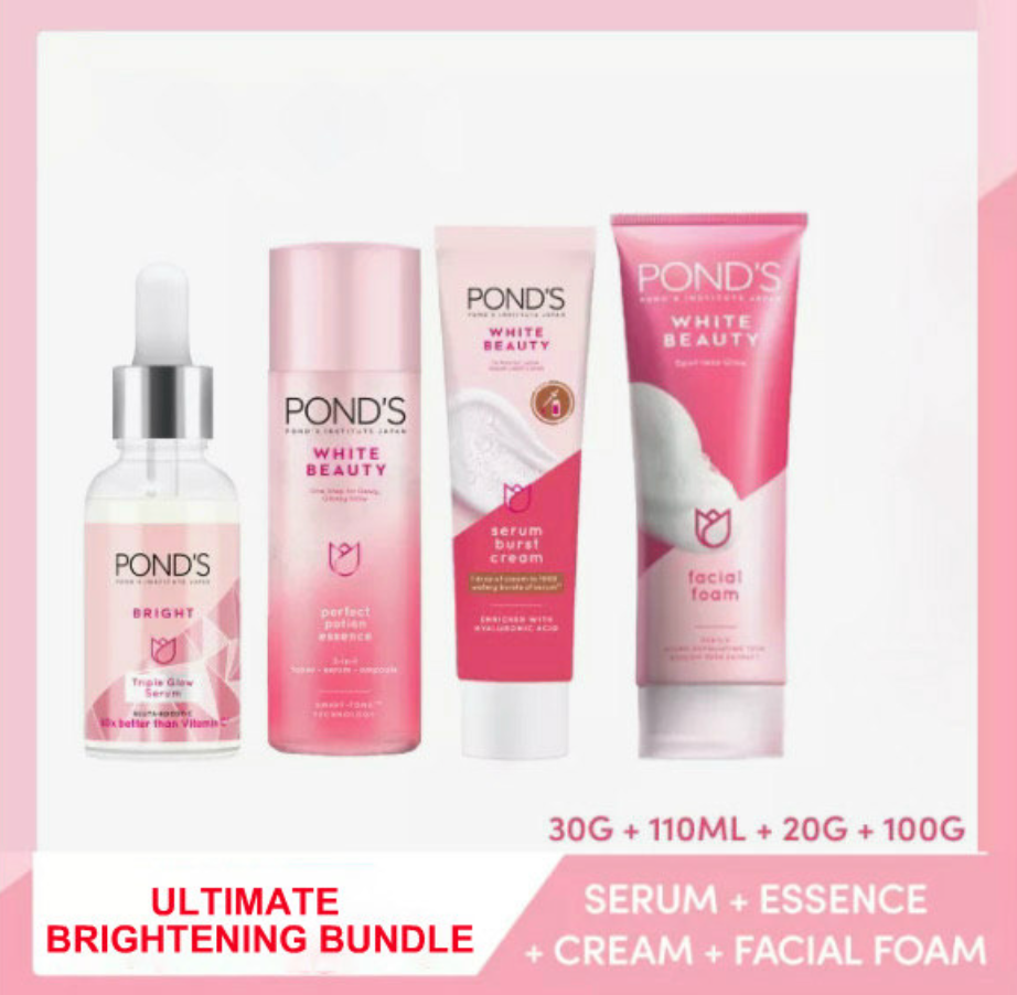 POND'S Ultimate Brightening BUNDLE (Serum, Essence, Burst Cream, Facial ...
