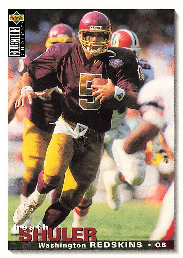 1995 Collector's Choice #125 Heath Shuler Washington Redskins | eBay
