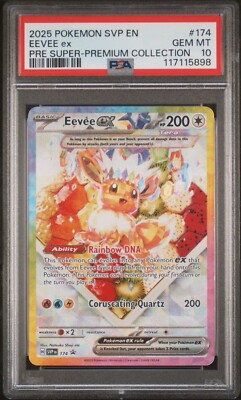 Pokemon Prismatic Evolutions SPC - Eevee promo 174 - PSA 10 Grade | eBay