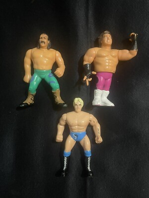 Wrestling Action Figures Lot Of 3 - WWF WCW Hasbro Collectible Toys | eBay