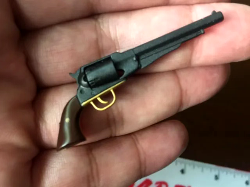 MINIATURE TOY 1/6 WESTERN REMINGTON NEW MODEL ARMY 44 REVOLVER PISTOL ...