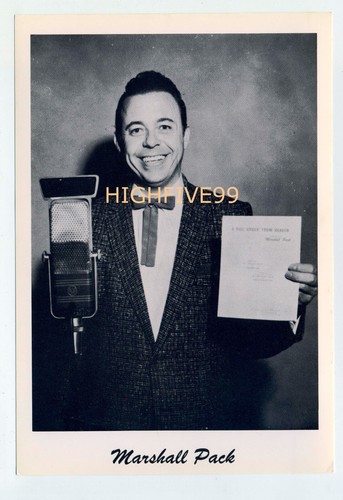 MARSHALL PACK Original in-Theater 1950's Publicity Photo Gospel ...