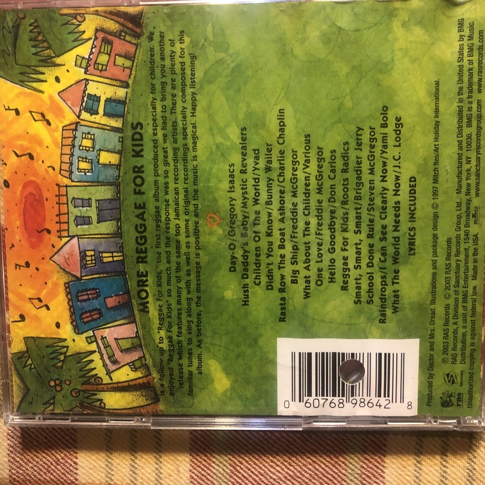 More Reggae for Kids by Various Artists (CD, Jul-2003, RAS Records ...