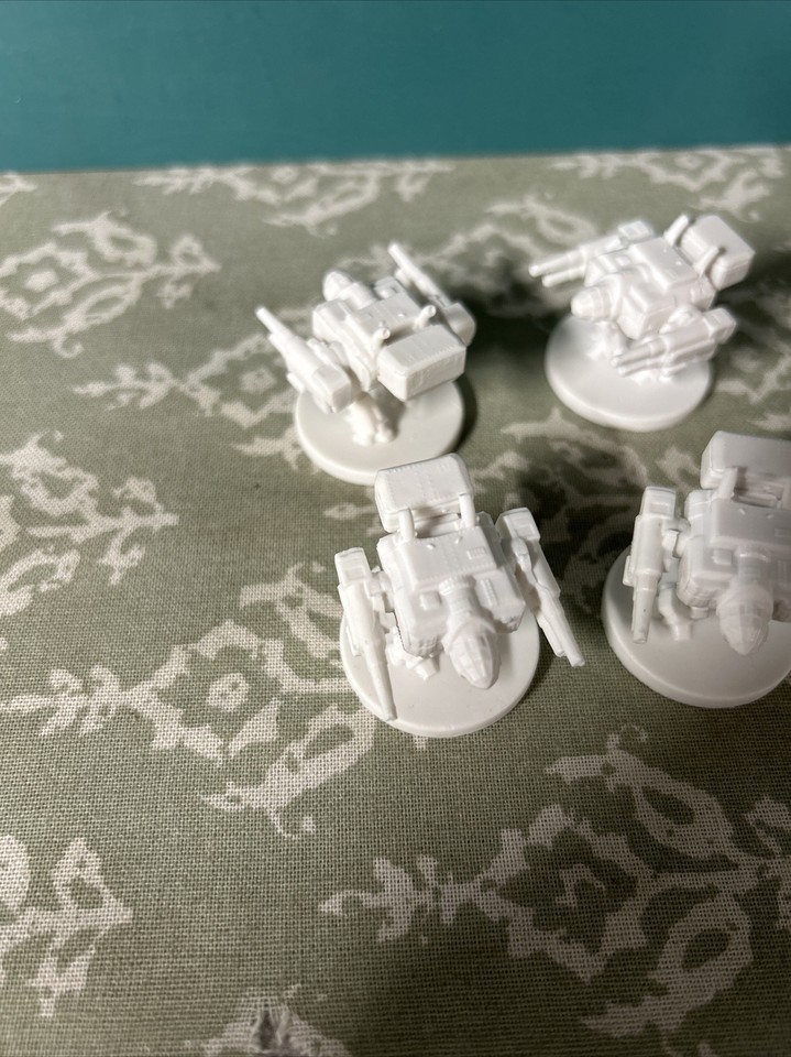 Scythe Board Game Part - Polania Mech Miniatures 4x Replacement Game ...