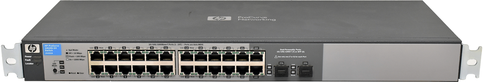 HP ProCurve 1810G-24 J9450A 24-Port RJ-45 GE Switch 2x 1G SFP | eBay