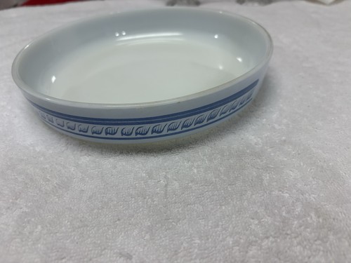 Vintage Pyrex Brittany Blue Round Glass Baking Dish Model 486B | eBay