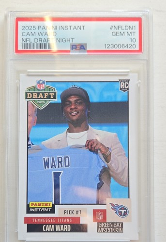 2025 Panini Instant Nfl Draft Night - Cam Ward #NFLDN-1 /9737 (RC) | eBay