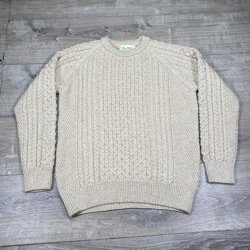 Original Aran Co Sweater Mens XL Cable Knit Merino Wool fisherman ...