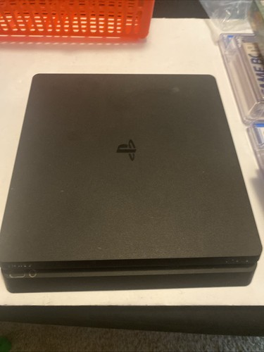Sony PlayStation 4 Slim PS4 - 1TB Jet Black Console Only Great Shape ...