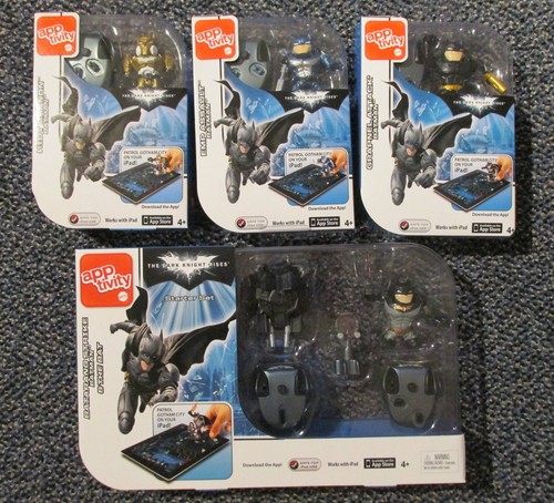 New Sealed Full Set BATMAN Apptivity Dark Knight Rises Figures Lot of 4 ...