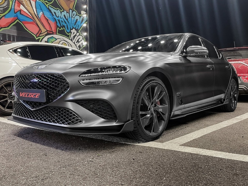 2022+ Genesis G70 3.3T 2.5T VELOCE Full Lip Kit (Front + Side + Rear ...