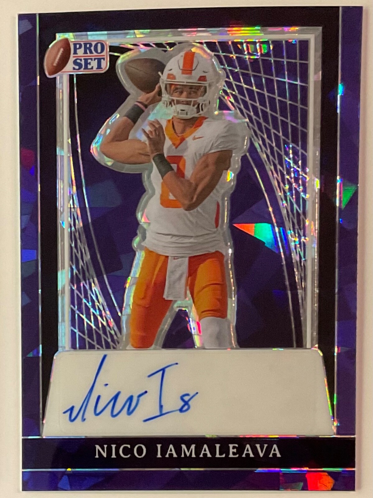 2024 Leaf Pro Set Metal Nico Iamaleava Auto Autograph #d 7/7 | eBay