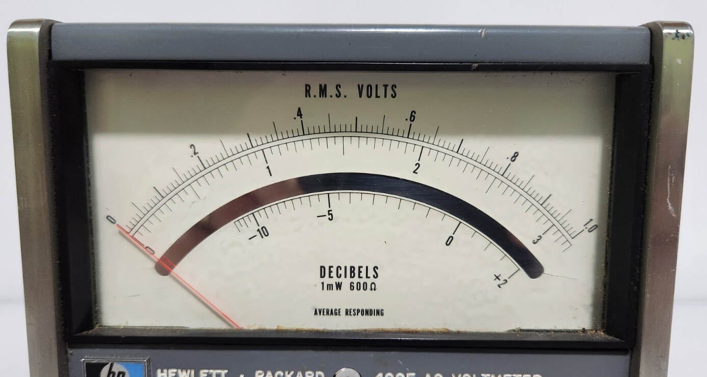 HP 400F AC Voltmeter 0-300V - Untested - Missing Power Cable | eBay