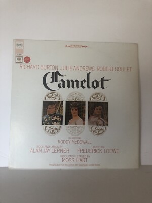 Camelot Vinyl Record Soundtrack To Original Broadway Cast Richard ...