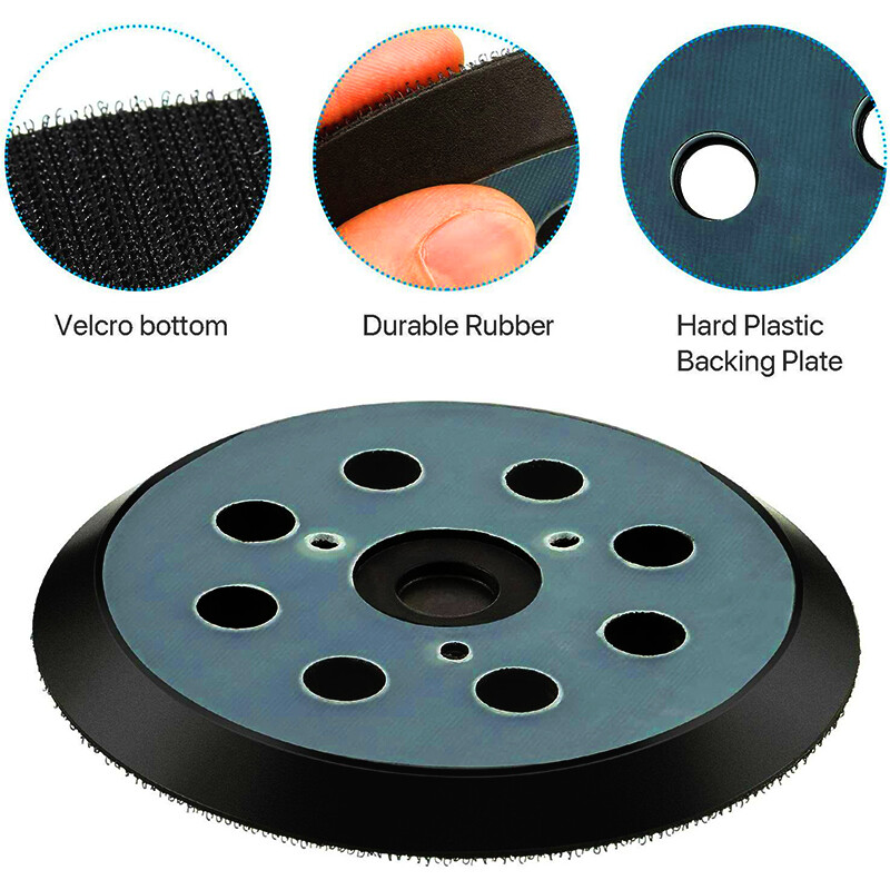 5" 8-Hole Hook & Loop Orbital Sander Pads For DeWalt DW4388 DW421 ...