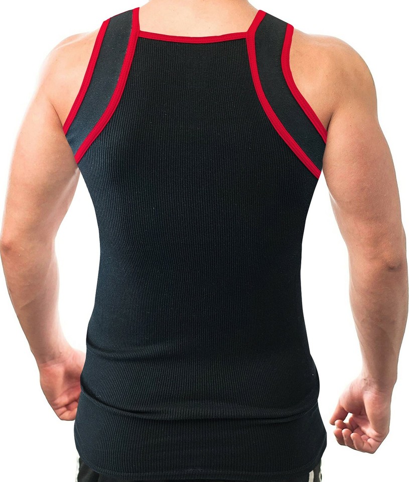 Different Touch Men's G-unit Style Tank Tops Square Cut Muscle A-Shirts ...