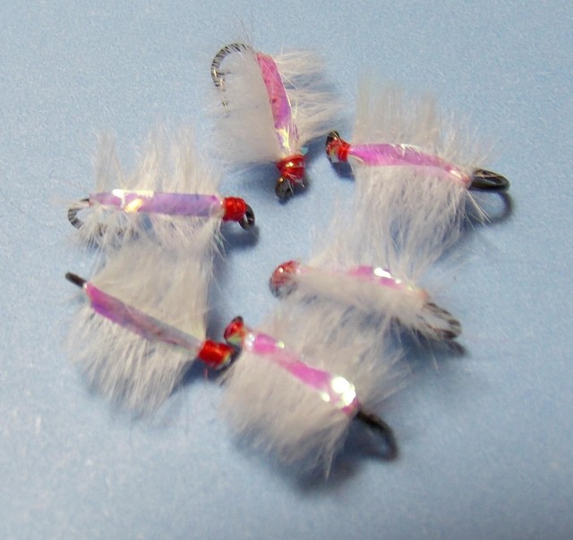 Ray Charles Scud Sow bug fly White sz. 20 | eBay