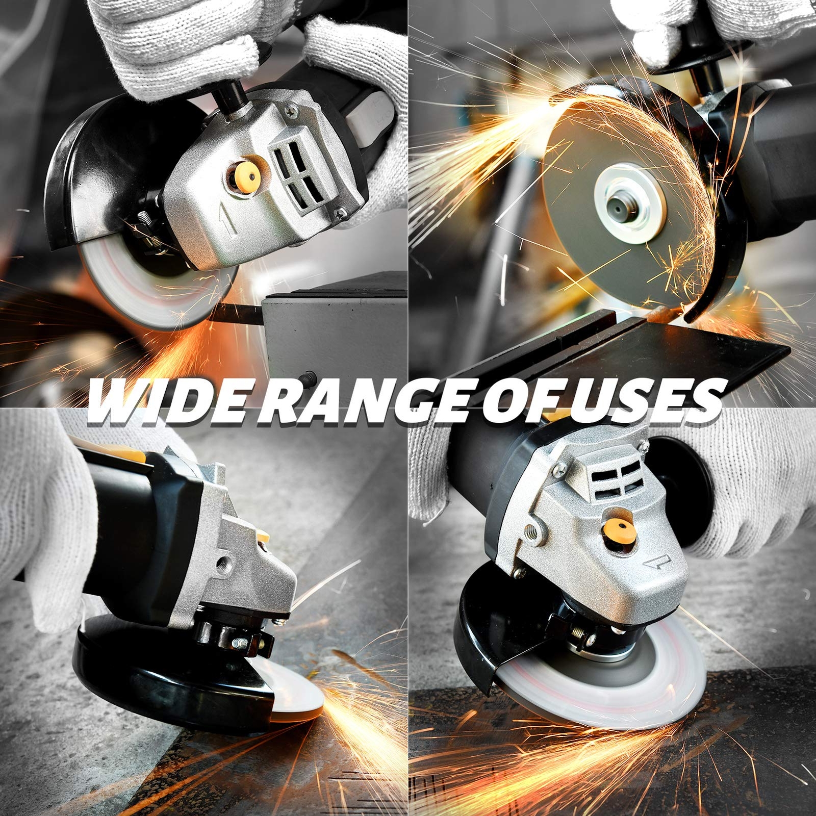 Angle Grinder Tool5amp Motor Driver 41/2 Inch With 1 Grinding Wheels 2 ...