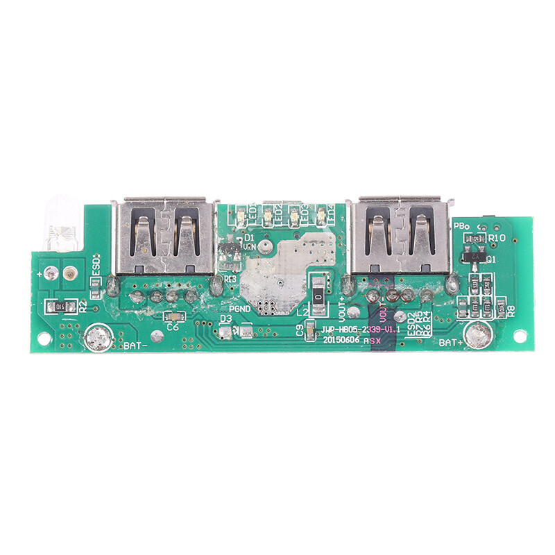 Dual USB 5V Mobile Power Motherboard Phone Power Bank Circuit Board DIY ...