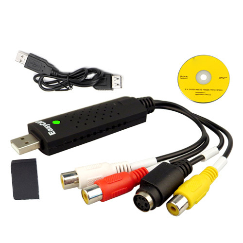USB 2.0 Video Capture Card Adapter with Audio for PS XBOX 360 AV VHS ...