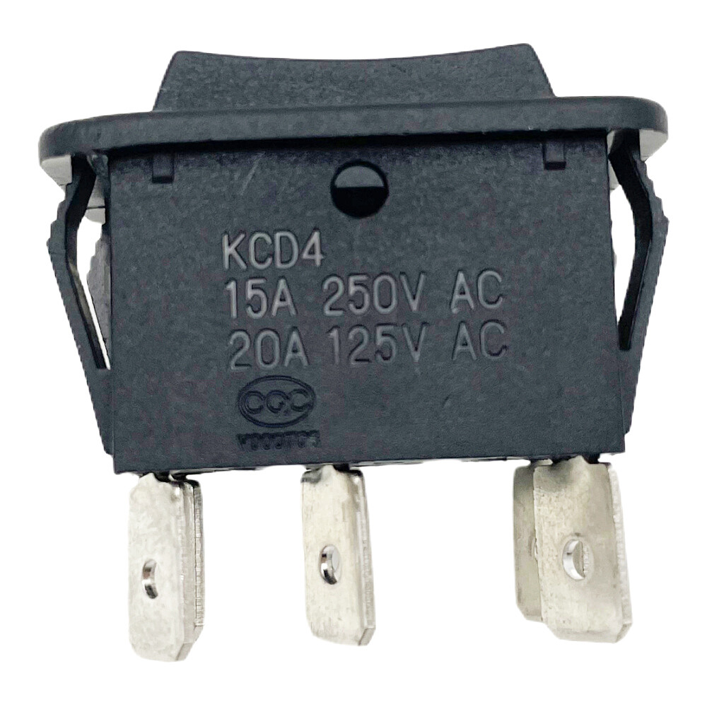 Rocker Switch Black bilateral Reset 16A/250V 10T85 6Pin R Series Light ...