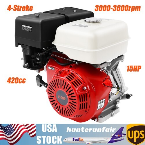 420 CC 15 Hp 4-stroke Gasoline Engine Horizontal Motor Cable Start ...