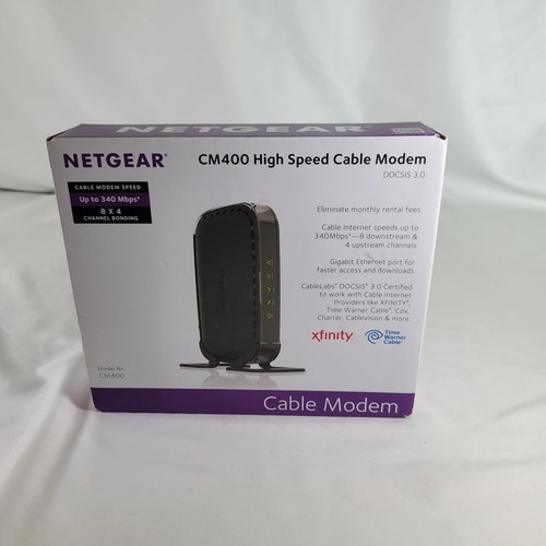 NETGEAR CM400 HIGH SPEED CABLE MODEM | eBay