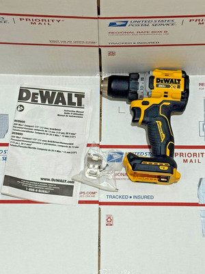DEWALT DCD800B 20V MAX XR Brushless Li-Ion 1/2" Cordless Drill/Driver ...
