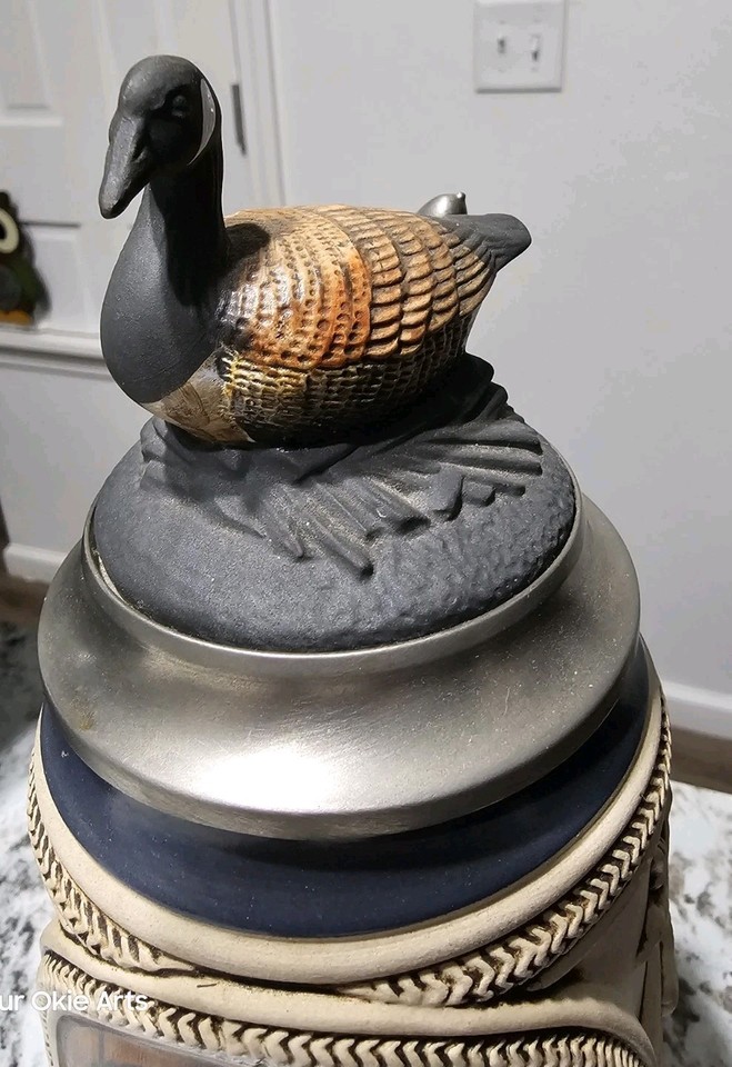 NEW Black Labrador Dog First Hunt Ltd Ed Series Stein COA Anheuser ...