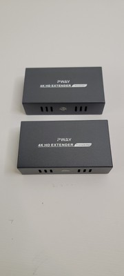 PWAY HDMI Extender Over Single Cat5e/6 Over TCP/IP Full HD 4K NEW | eBay UK