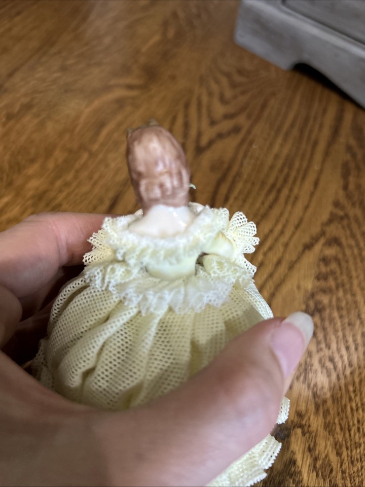 Irish Dresden Annette Sunshine Collection Ireland Yellow Lace Dress ...