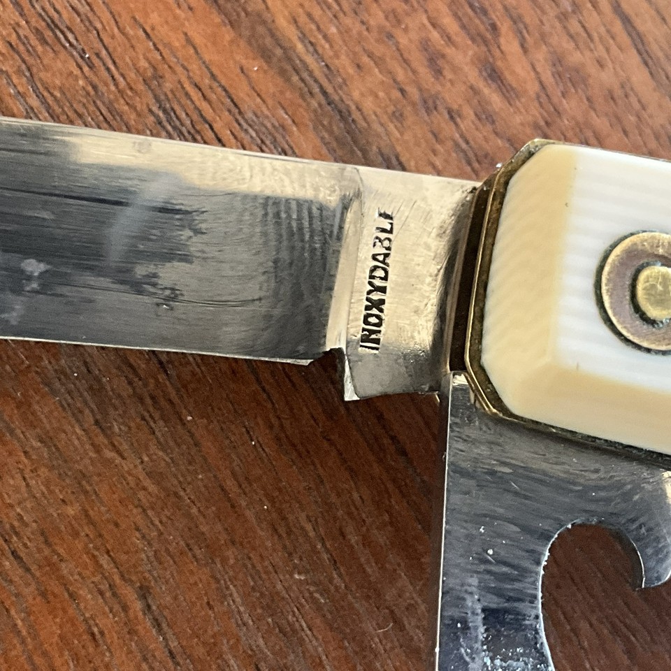 Vintage Bijoulux Inox Inoxydable Multi Tool Bail Knife Compas | eBay