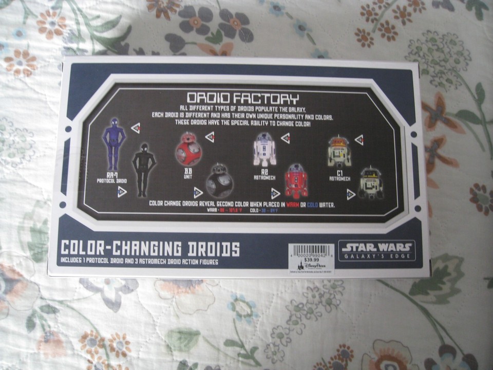 STAR WARS GALAXY'S EDGE DROID FACTORY COLOR CHANGING DROID 4 PACK | eBay