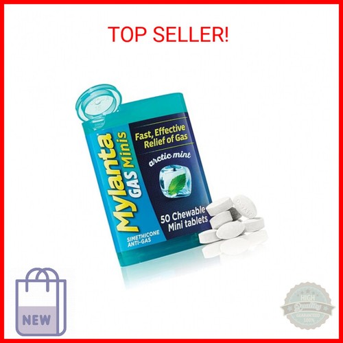 Mylanta Gas Relief Tablets, Mini-Tabs, Mint, 50 Count | eBay