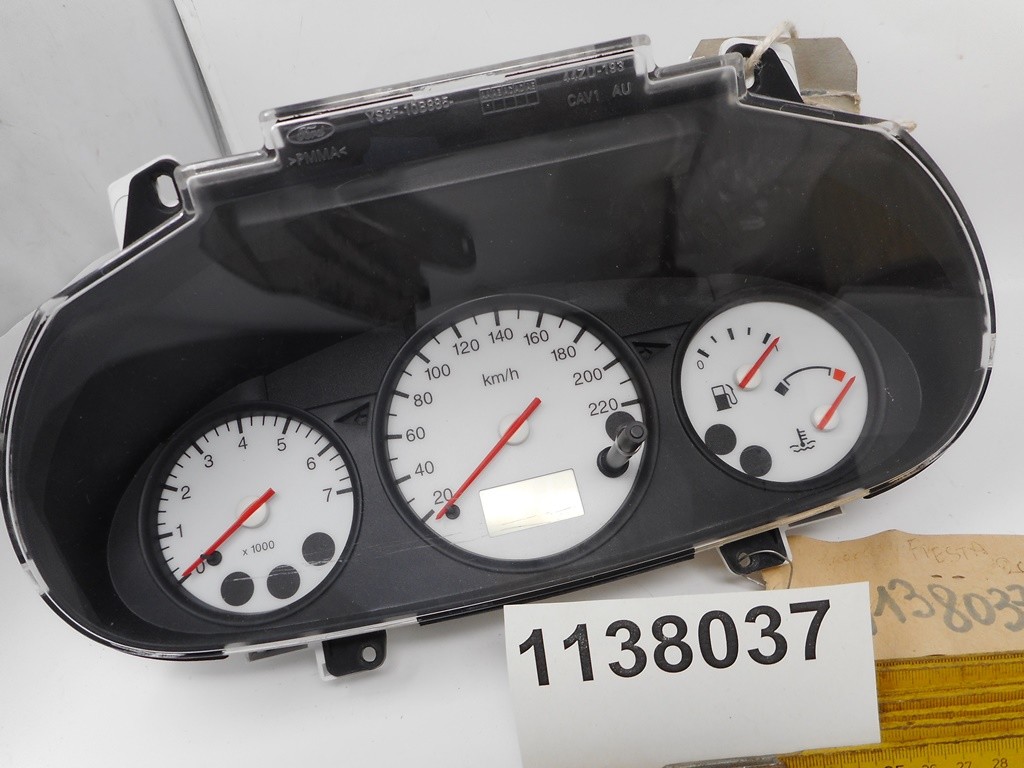 Ford Fiesta 9/1999-6/2006 and Ford Puma 1/1999-12/2001 White Instrument ...