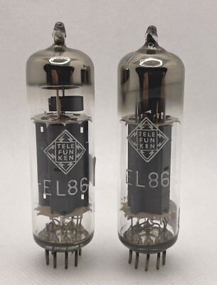 Telefunken EL86 (6CW5) Rebrand. Matched Pair with Same Date Codes | eBay