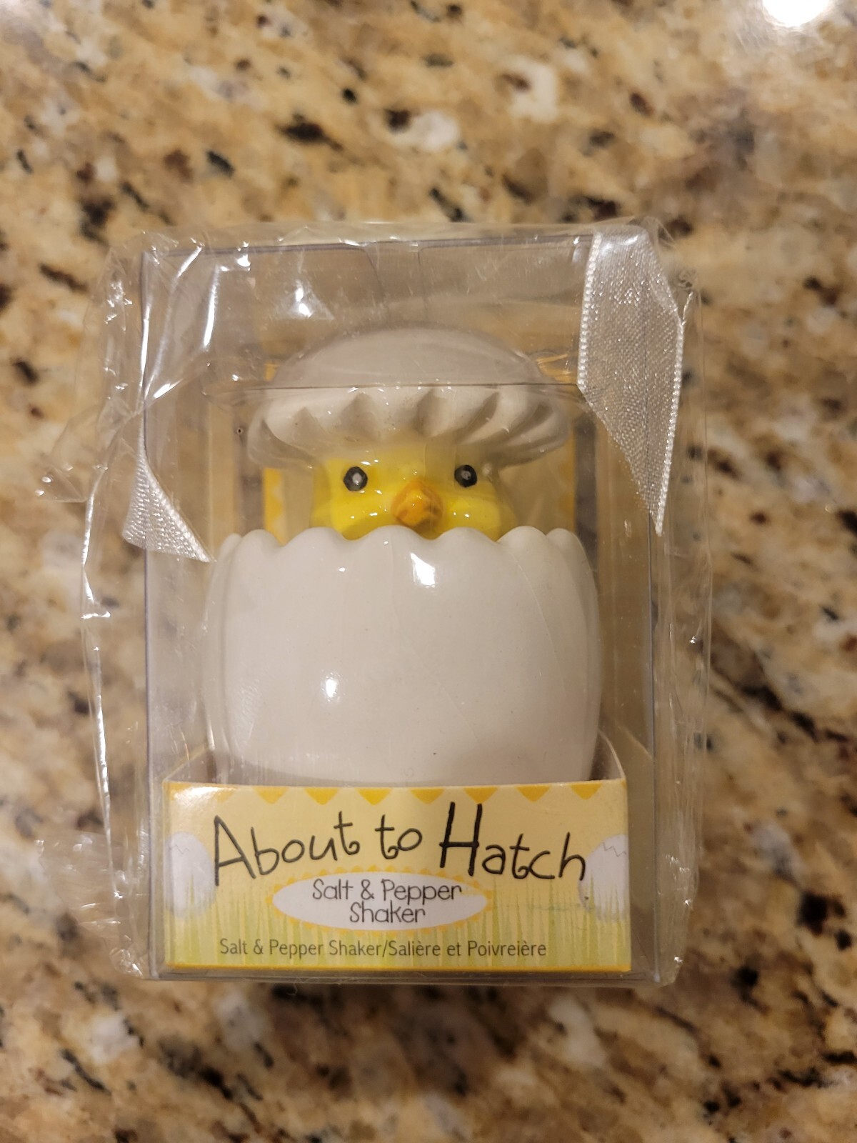 Kate Aspen 23017wt About to Hatch Ceramic Baby Chick Salt & Pepper ...