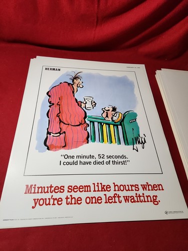 Herman Cartoon Funny Poster Jim Unger #199 | eBay