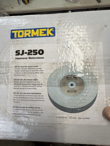 Tormek #SJ-250 10” Japanese Waterstone Wheel 4000 grit. For A Mirror ...