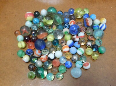 Bag of Vintage 96 Mixed Marbles | eBay