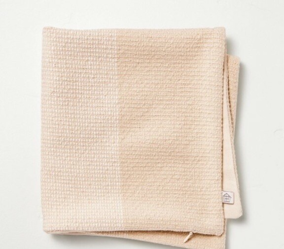 Colorblock Square Throw Pillow Cover Only Cream/Blush - Hearth & Hand ...