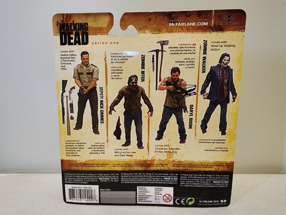 AMC The Walking Dead Zombie Biter 5 inch Action Figure Series 1 ...