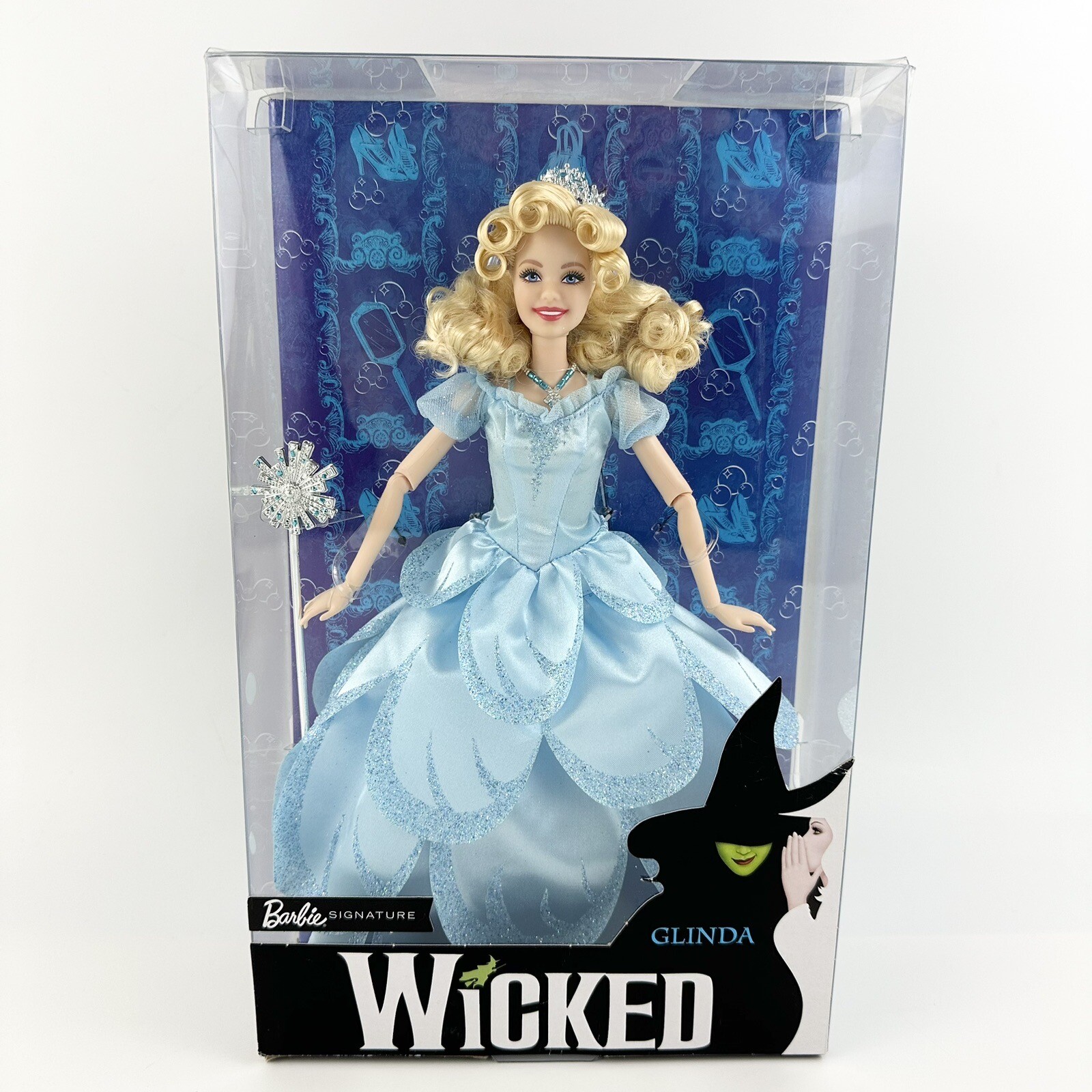 Wicked Glinda The Good 2018 Barbie Signature Doll Bubble Dress Mattel ...