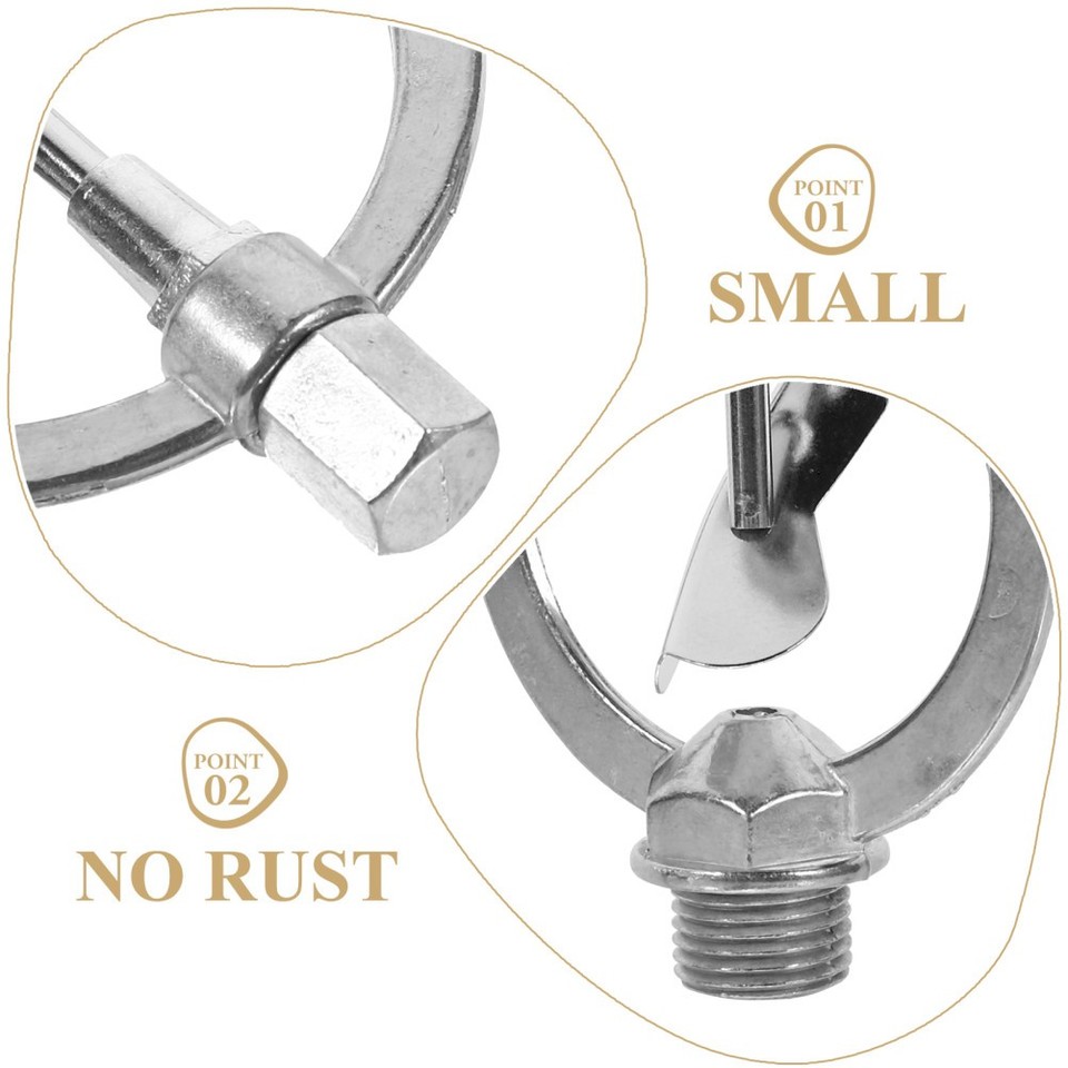 4 Points Garden Lawn Rotating Irrigation Sprinkler Head Automatic Heads ...