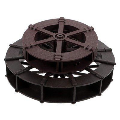 2 Pcs Fish Tank Micro Landscape Decor Aquarium Wheel Fountain Prop ...