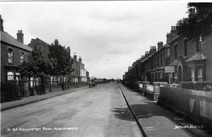 Mablethorpe Wellington Road unused sepia RP old postcard Donlion | eBay