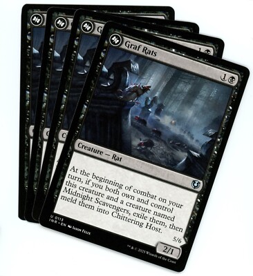 x4 Graf Rats - Innistrad Remastered - MTG - NM/M | eBay