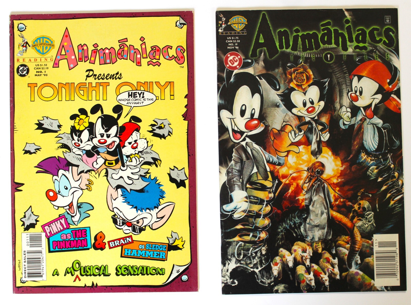 Animaniacs #1 DC Comics 1st Appearance PINKY & THE BRAIN Comic Book ...