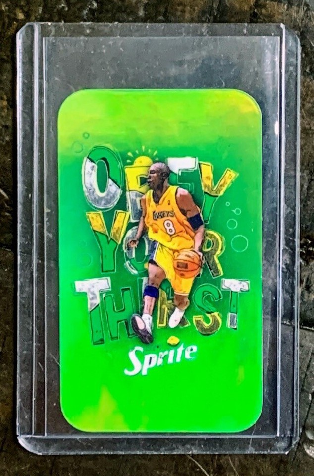 Kobe Bryant 2002 Sprite—Obey Your Thirst Mini Promo Refractor Card—L.A ...