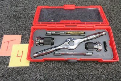 Snap-On Thread Threading Tap Die Wrench 1/4" 1/2" Drive Tool Set ...